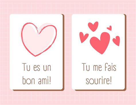 French Valentines Day Cards Classroom Resources Learn French French