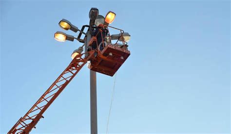 Light Pole Installation Street Light Pole Foundation And Installation