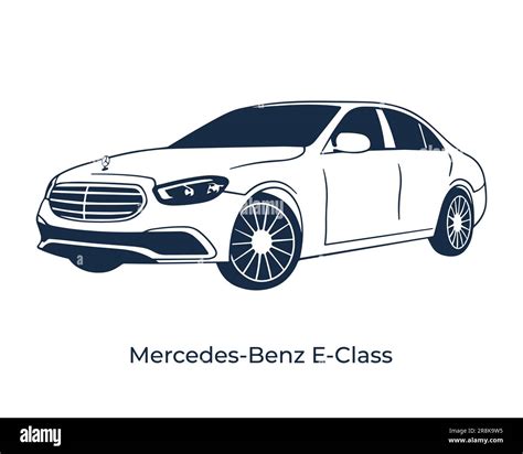 Mercedes Benz E Class Stock Vector Images Alamy