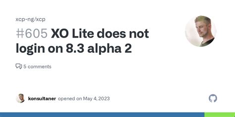 Xo Lite Does Not Login On 83 Alpha 2 · Issue 605 · Xcp Ngxcp · Github