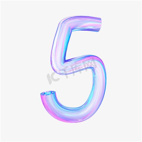 管道数字5ps艺术字体 管道数字5ps字体设计效果 千库网