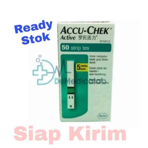 Promo Strip Accu Check Active 50 Strip Accucheck Active Isi 50 Diskon