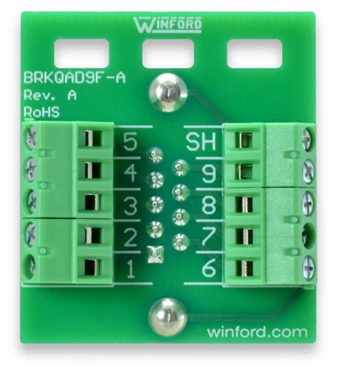 Db9 Panel Mount Breakout Board Winford Engineering