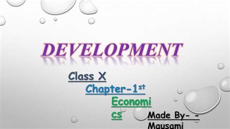 Sustainable Development Class 10pptx