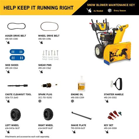 Cub Cadet Snow Blower Attachment Parts Diagram Guide