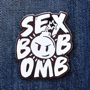 Sex Bob Omb Hard Enamel Band Pin Etsy
