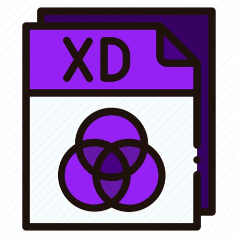 Xd File Format Extension Document Archive Icon Download On