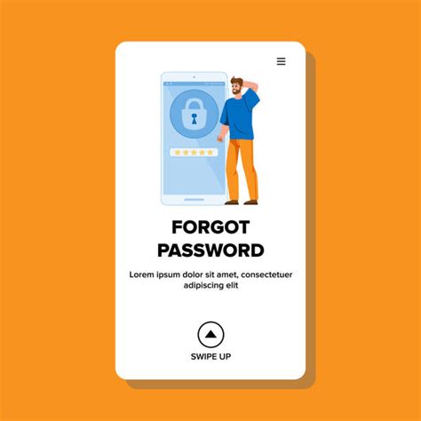 860 Forgot Password Ilustrasi Grafik Vektor And Clip Art Bebas Royalti