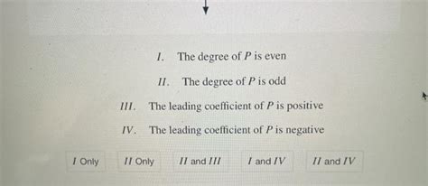 Solved A Partial Graph Of The Polynomial Function P Is Given