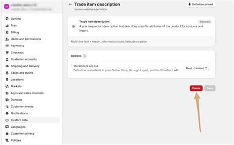 Shopify Error Autods Does Not Support Custom Shopify Metafields