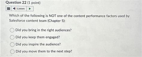 Solved Question 22 1 ﻿pointwhich Of The Following Is Not