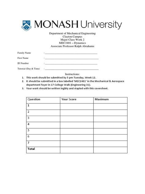 Major Class Work 2 Pdf Velocity Acceleration