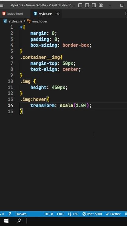 Pseudoclase Hover Html Y Css Desarrollo Web Shorts Html Css Desarrolloweb Youtube