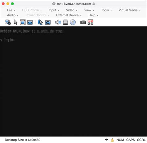 KVM Console Hetzner Docs