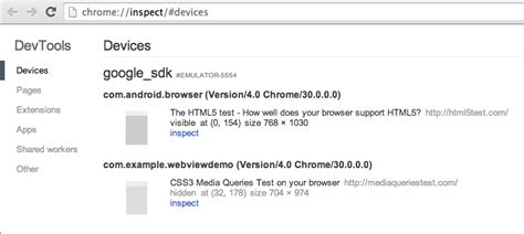 Browser Emulator Chrome Android Jazzascse