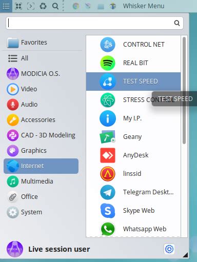 Test Internet Connection Speed In Modicia Linux