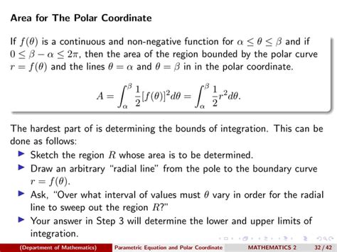 Parametric Equation And Polar Coordinate Pdf
