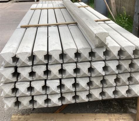 Slotted Concrete Post 100mm X 100mm Efc Fencing