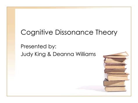 PPT Cognitive Dissonance Theory PowerPoint Presentation Free Download ID