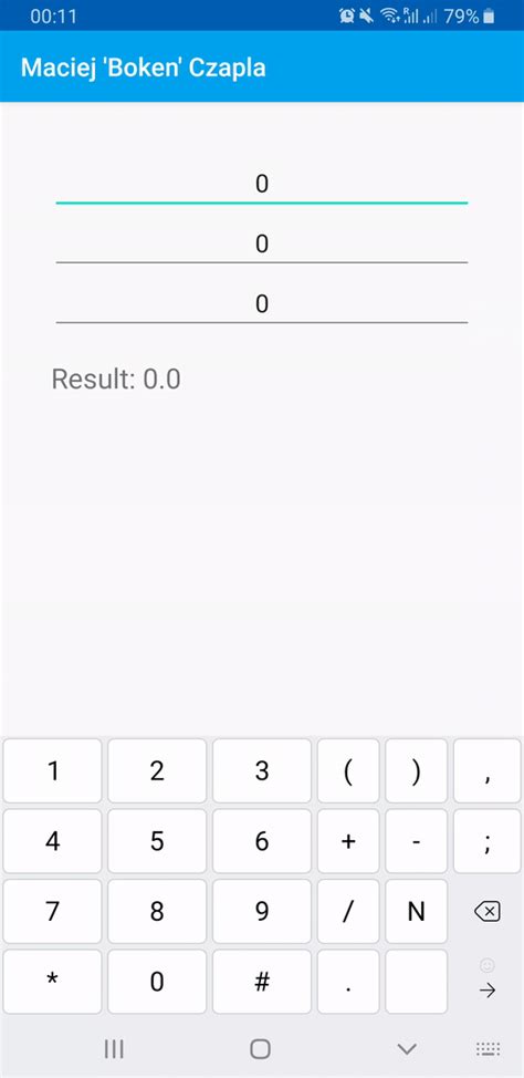 Java Get Edittext Input Values And Display Some Calculation Result In