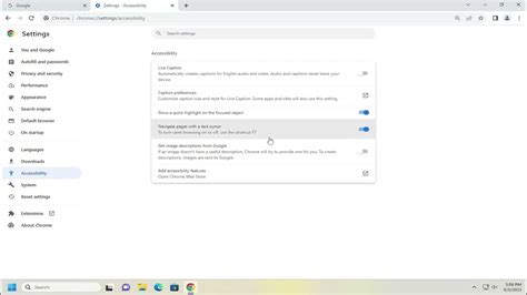 How To Enable Or Disable Navigate Pages With Text Cursor In Chrome Tutorial Youtube