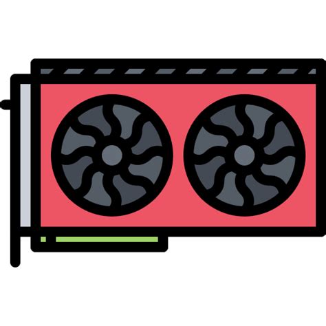 Graphics Card Coloring Color Icon