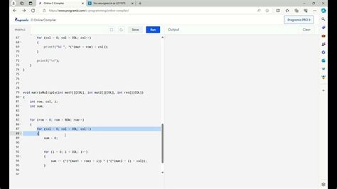 Implement A Function To Perform Matrix Multiplication Using Pointers