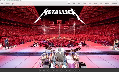 Decorative Concert Metallica Live Metallica