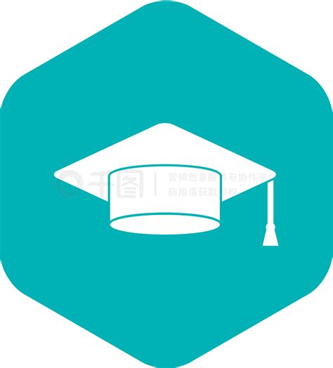 毕业免抠元素 简约风格的毕业帽图标 素材免费下载 1355像素 Eps格式 编号38357635 千图网