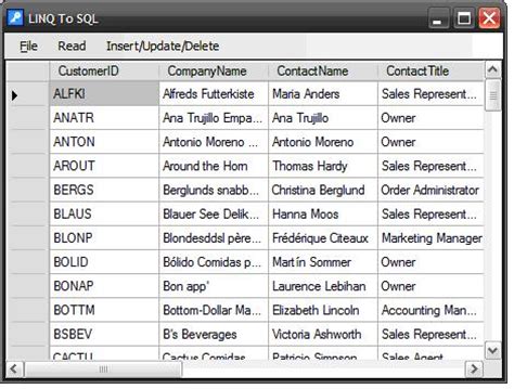 Linq To Sql Update Delete Insert Dwnloadguides