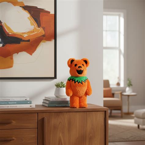 400 Bearbrick Grateful Dead Dancing Bears Costume Ver Orange