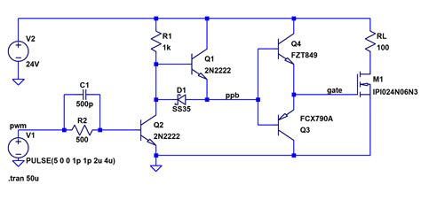 igbt gate driver circuit design circuit diagram