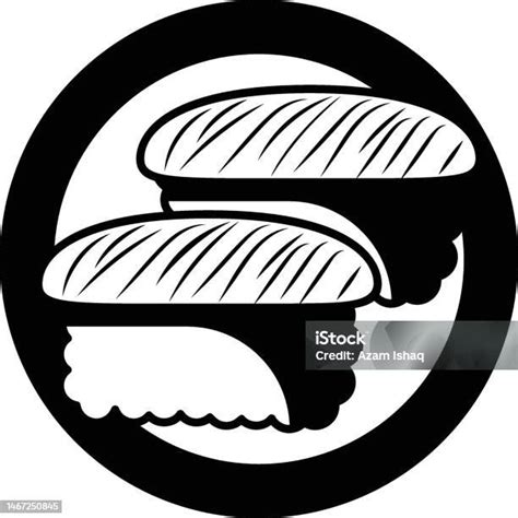 식초 쌀 벡터 윤곽선 아이콘 디자인 아시아 요리 기호 가장 인기 있는 요리 기호 길거리 음식 스톡 일러스트 사시미 또는 니기리즈시 개념의 오니기리 베개 건강한 생활방식에