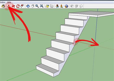 How To Create Stairs In SketchUp Steps With Pictures