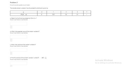 Solved Problem Points Possible Graded Results Chegg