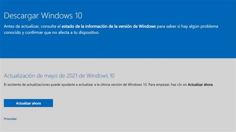 Windows 10 May 2021 Update Cómo Forzar La Actualización O Instalarla
