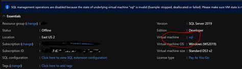 Unable To Manage The Sql Vm Microsoft Qanda