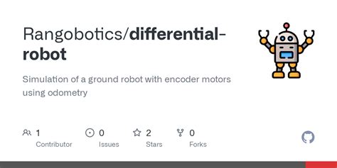 Github Rangoboticsdifferential Robot Simulation Of A Ground Robot