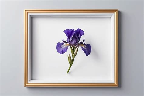 Premium Photo Iris Illusion Inlay Frame Mockup