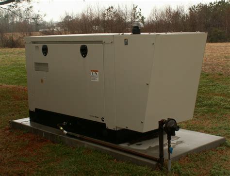 Pouredconcretegenpad Nng Automatic Standby Generators