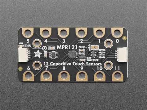 adafruit mpr121 12 key capacitive touch sensor gator breakout 3dmakerworld inc