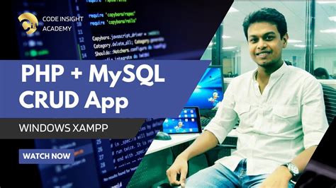 Php Mysql Crud App In Windows Xampp Youtube