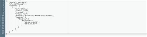 Create AWS S3 Bucket Policy To Grant Access To Specific IPs