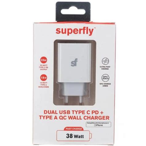 Dual USB PD And QC Wall Charger White Online MTN Deals