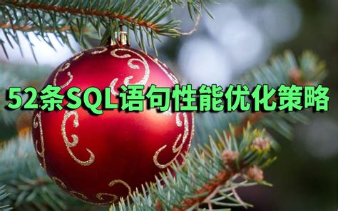 条SQL语句性能优化策略建议收藏 哔哩哔哩