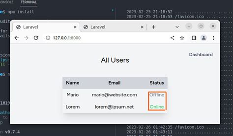 Check User Online Or Offline On Laravel 100 Working Golinuxcloud