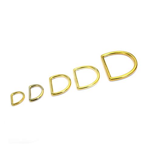 Solid Brass Dee Rings For Leather Craft Identityleathercraft