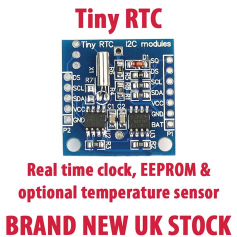 Tiny RTC DS1307 DS18B20 Real Time Clock Module PIC AVR ARM BRAND NEW UK STOCK Buyhere22
