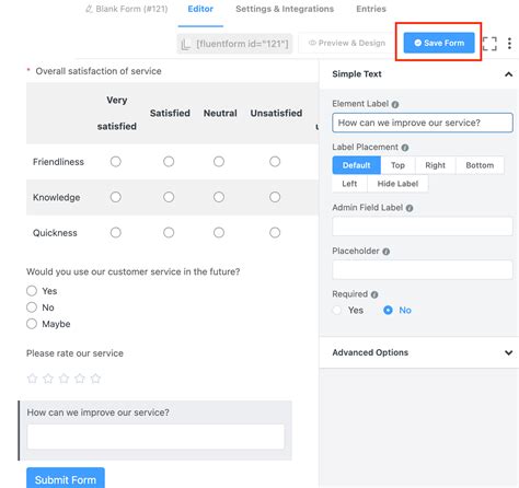 The Easiest Way To Create A Feedback Form Fluent Forms