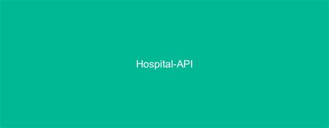 Hospital Api